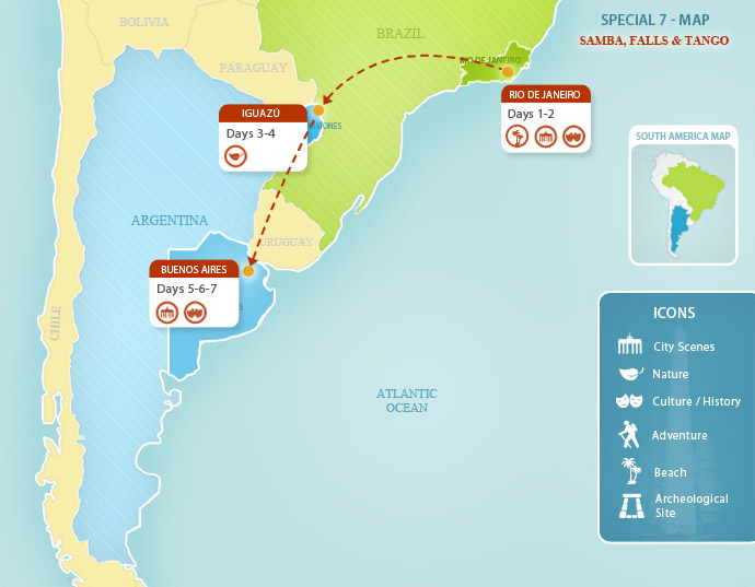 Argentina Packages: Samba, Falls & Tango | Argentina Travel by ...